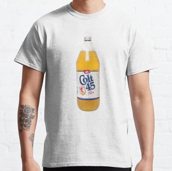 "colt 45 gangsta beer" T-shirt for Sale by Lil-Tee | Redbubble | colt45 ...