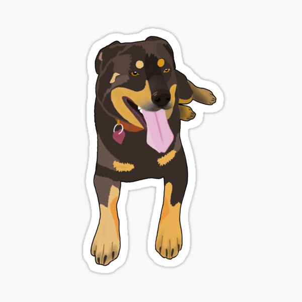 "Macie - Classy Canines" Sticker for Sale by McGrachCreates | Redbubble