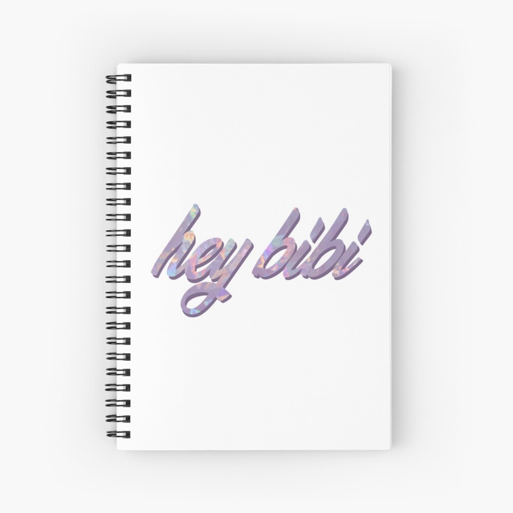 "Hey Bibi TikTok Meme Trendy Quote Phrase" Sticker for Sale by ...