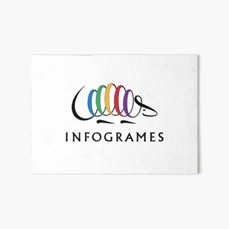 "Infogrames Logo" Art Board Print for Sale by sa1x | Redbubble