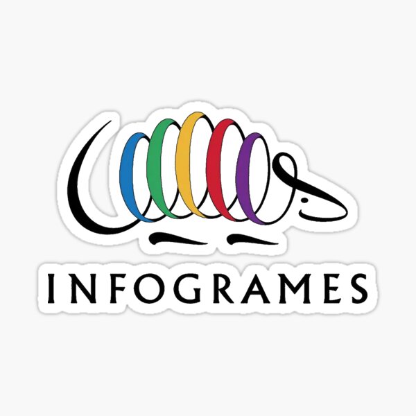"Infogrames Logo" Sticker by sa1x | Redbubble