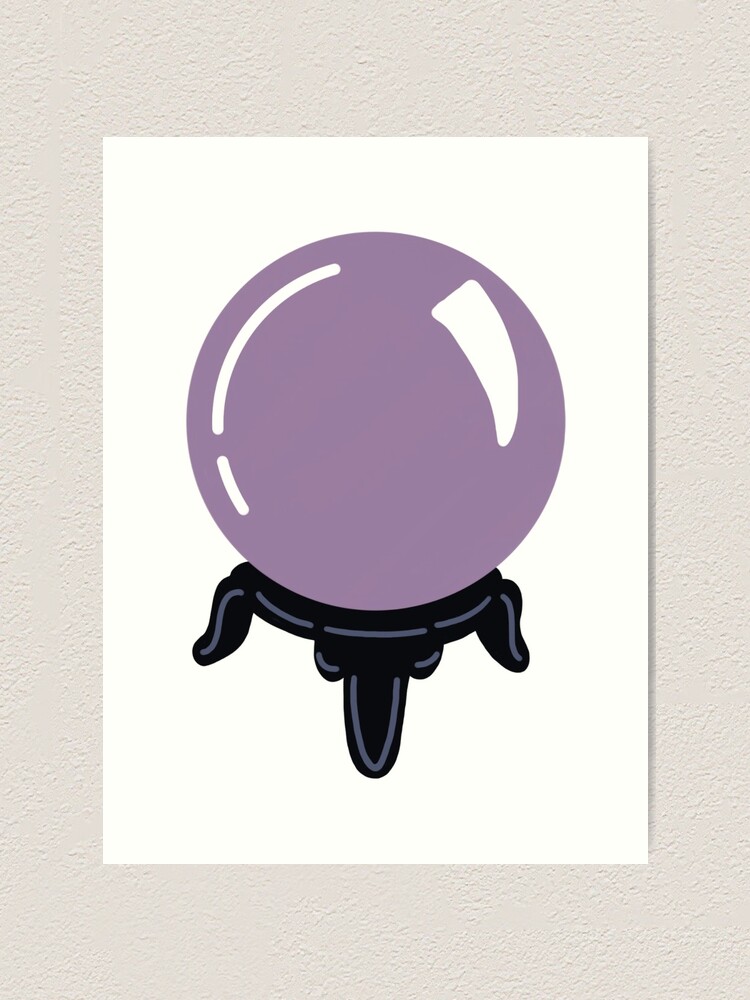 "Purple Crystal Ball" Art Print for Sale by AlyshaNewton | Redbubble