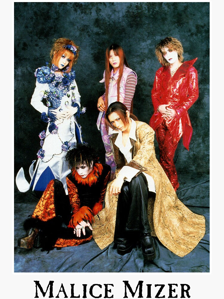 "MALICE MIZER - au revoir (J-rock visual kei Japanese band)" Sticker ...