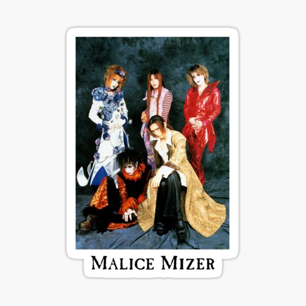"MALICE MIZER - au revoir (J-rock visual kei Japanese band)" Sticker ...