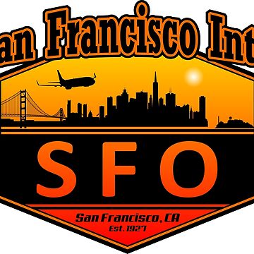 "San Francisco International Airport Code" Sticker for Sale by ...