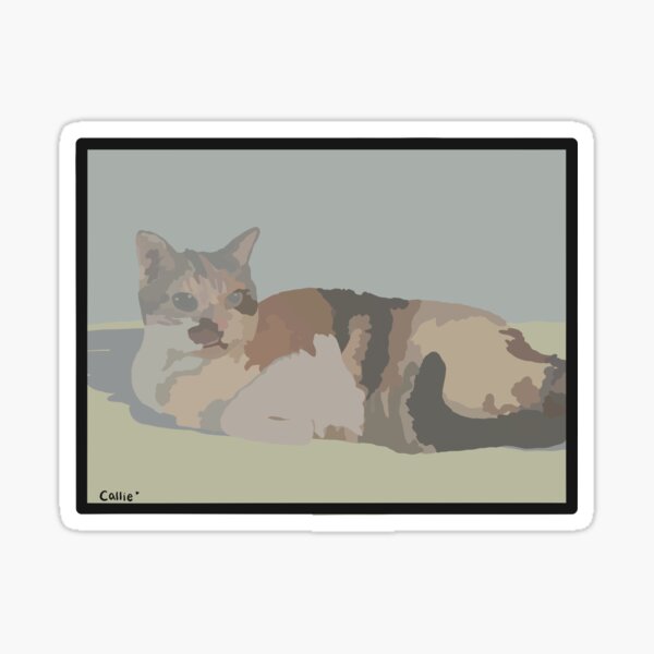 "Callie" Sticker by sandbeckave | Redbubble