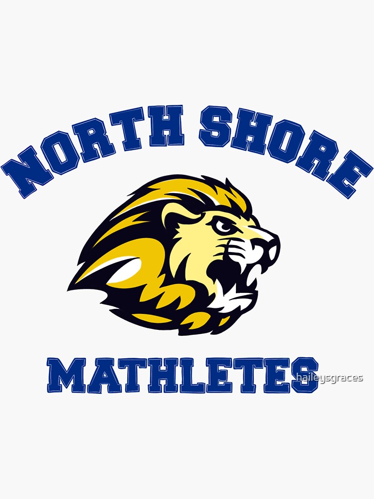 "north shore mathletes" Sticker for Sale by haileysgraces | Redbubble