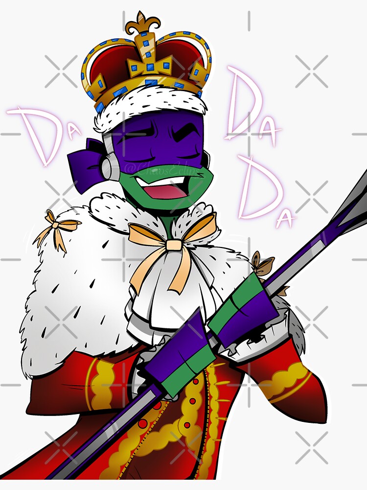 "King Donnie (Hamilton-Rottmnt)" Sticker for Sale by ChaosEclips ...