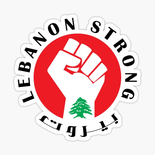 "lebanon strong | Safety for Beirut" Sticker for Sale by Mo5tar | Redbubble