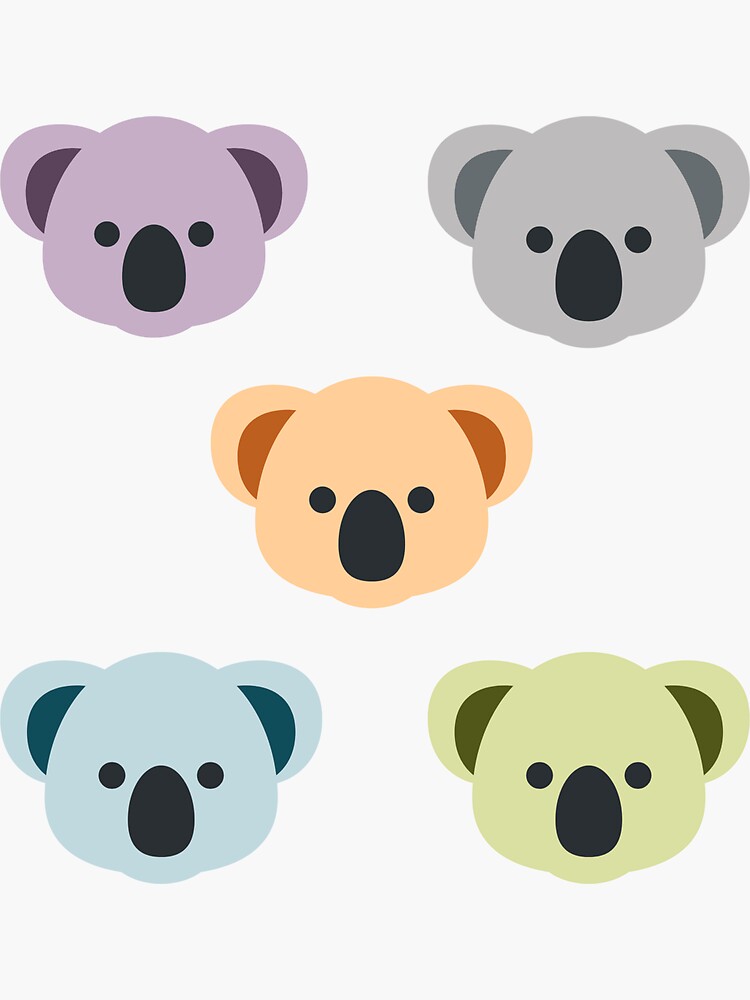 "Koala Sticker Pack" Sticker for Sale by brookehend | Redbubble