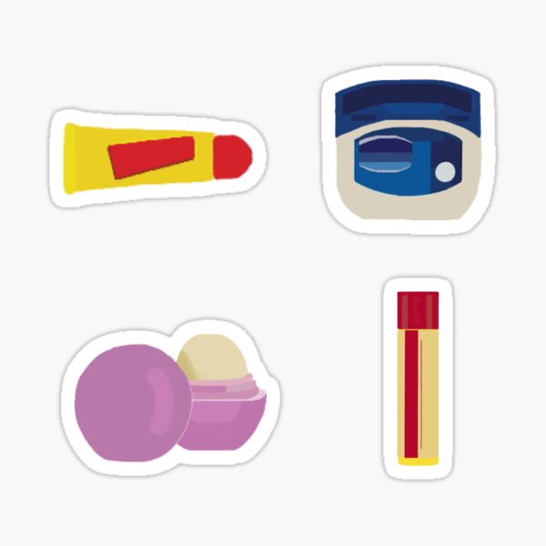 "Lip balm sticker pack " Sticker for Sale by sophie5093 | Redbubble