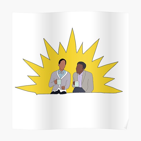 "Troy and Abed in Morning Community TV Show" Poster by doodlesbylinds1 ...