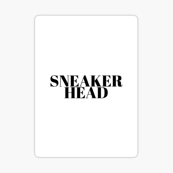 "Sneakerhead 2 " Sticker by ImaginativeBoy | Redbubble