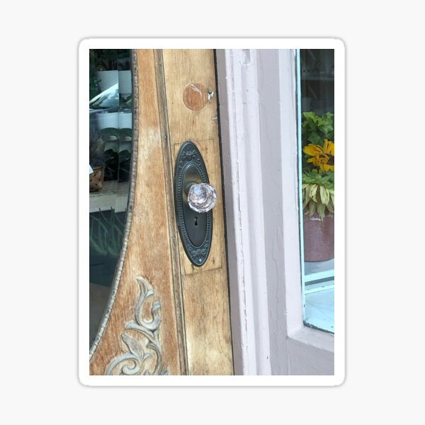 "Brown door, Rustic door," Sticker by PicsByMi | Redbubble