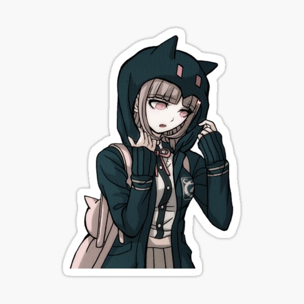 "Danganronpa Chiaki Nanami" Sticker for Sale by Momotchi | Redbubble