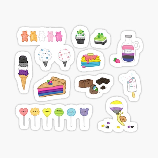 "candies stickers" Sticker for Sale by TeaBag114 | Redbubble