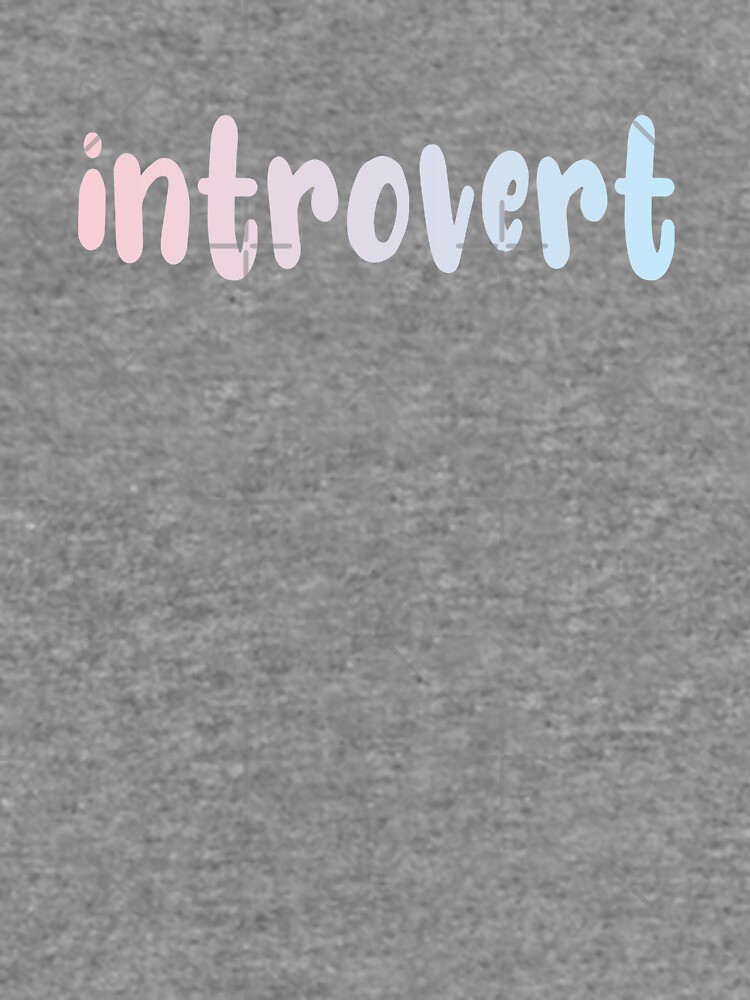 " Introvert pastel pink and blue aesthetic shape" Lightweight ...