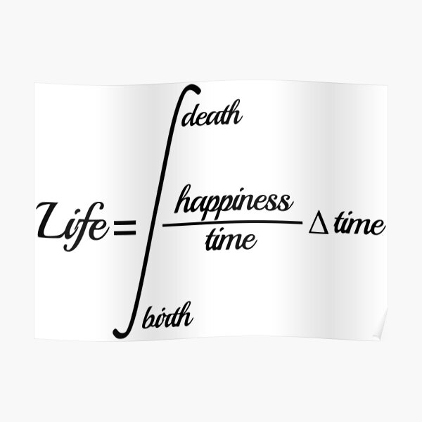 "Formula of Life" Poster for Sale by Ninja-Store | Redbubble