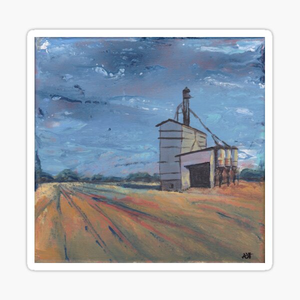 "Great Grain Elevator" Sticker by ajhubbard | Redbubble