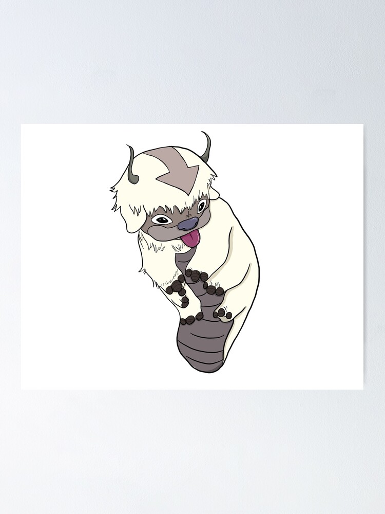 "Sky Bison Appa from Avatar the Last Airbender" Poster for Sale by ...