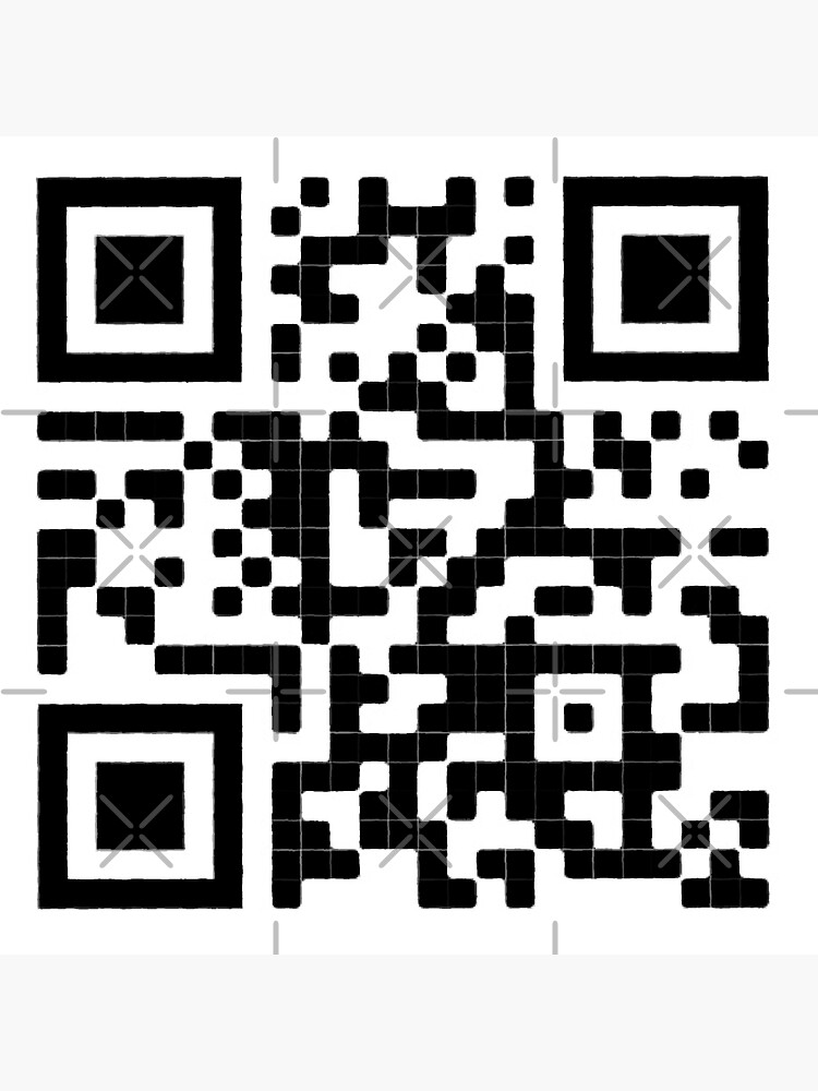 "Willy Wonka QR Code" Sticker for Sale by aliyahianiro | Redbubble