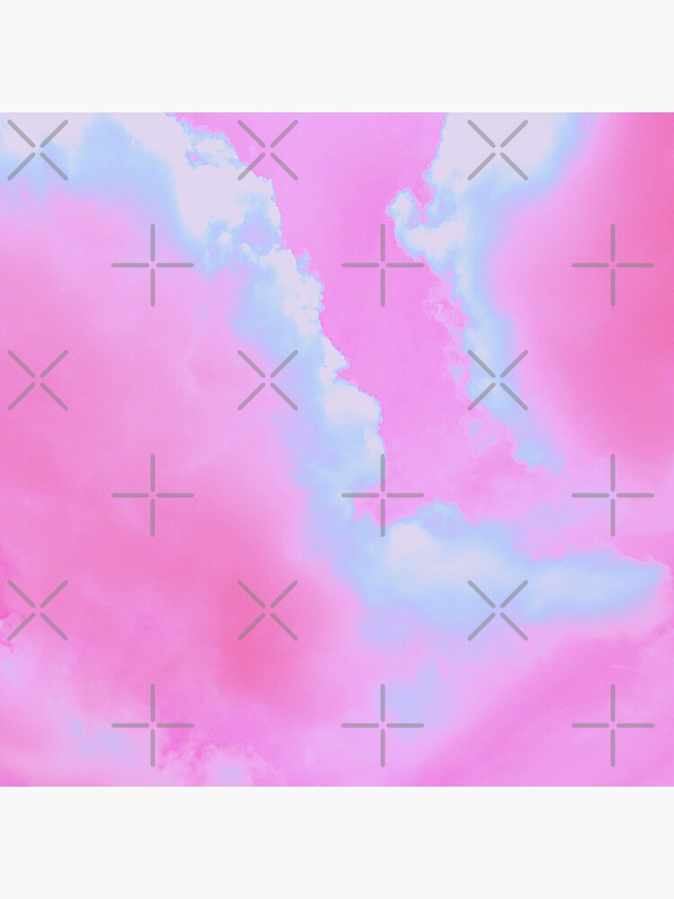"Pink Clouds" Sticker by Beachworks | Redbubble