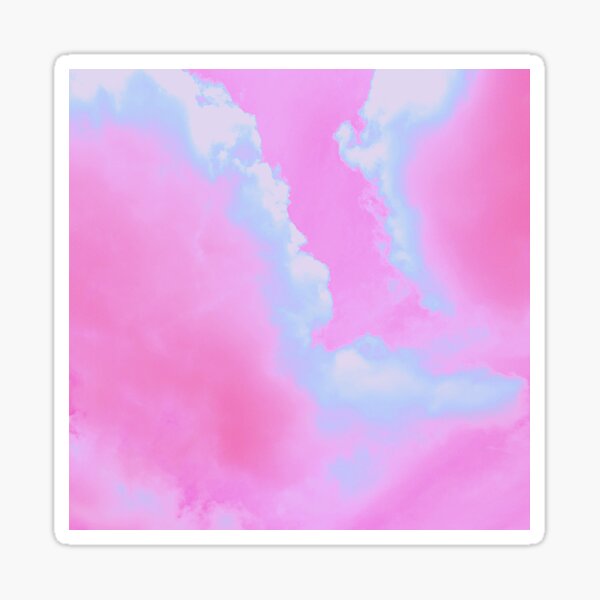 "Pink Clouds" Sticker by Beachworks | Redbubble