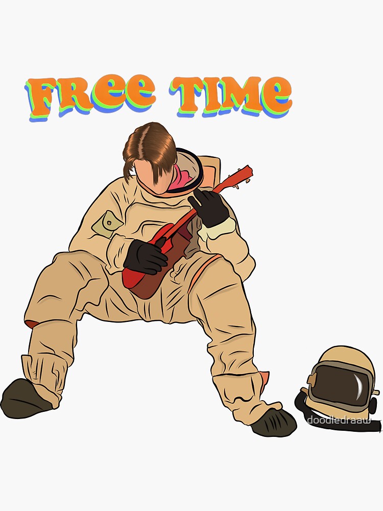 "Ruel, Free Time album cover" Sticker for Sale by doodledraaw | Redbubble