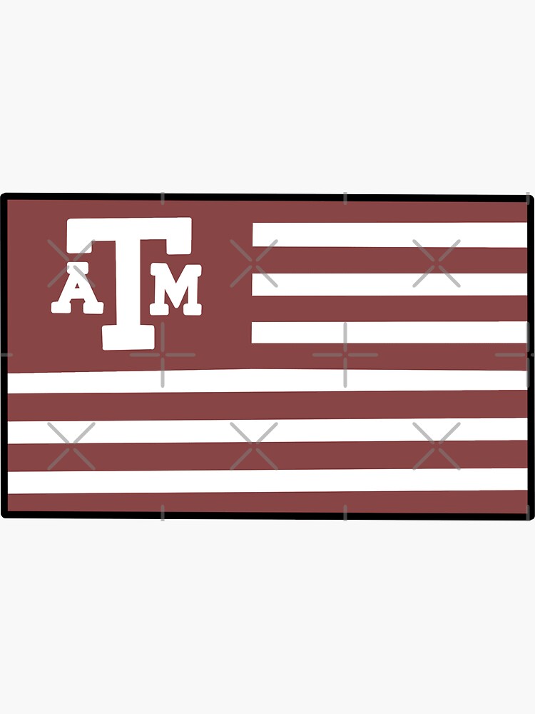 "Tamu Flag" Sticker for Sale by alliebug903 | Redbubble