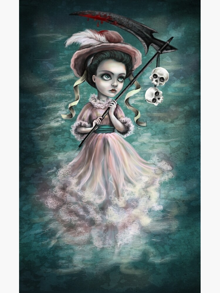 "Lady Death" Poster by DianaLevinArt | Redbubble