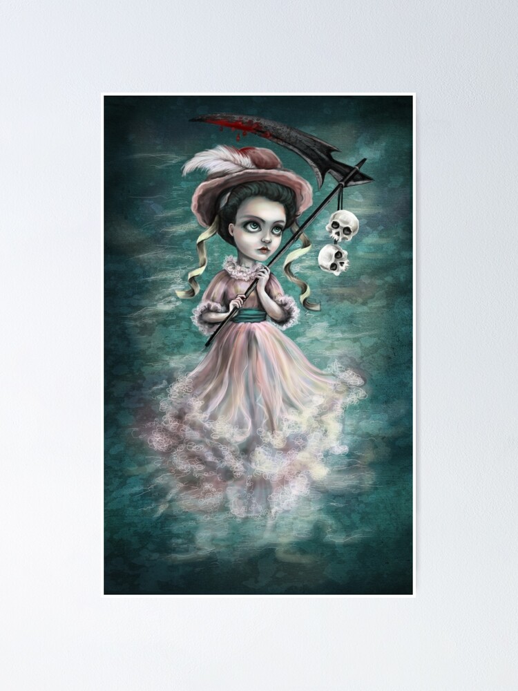 "Lady Death" Poster by DianaLevinArt | Redbubble