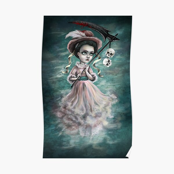 "Lady Death" Poster by DianaLevinArt | Redbubble