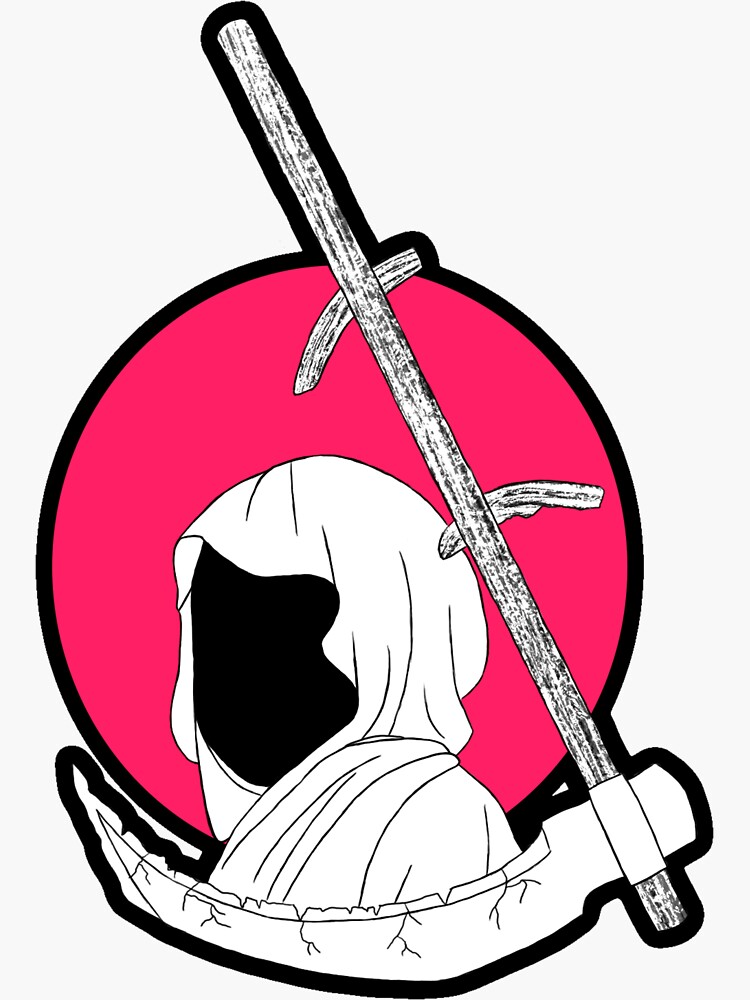 "Pink Death" Sticker for Sale by KasonNvidiade | Redbubble