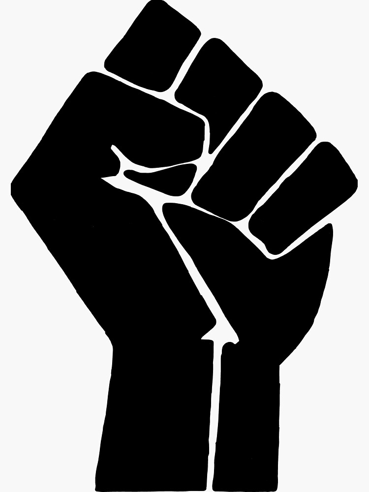 "blm fist" Sticker for Sale by aacreates | Redbubble