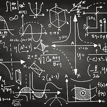 "Amazing Science And Physics Chalkboard" Poster for Sale by Renju ...