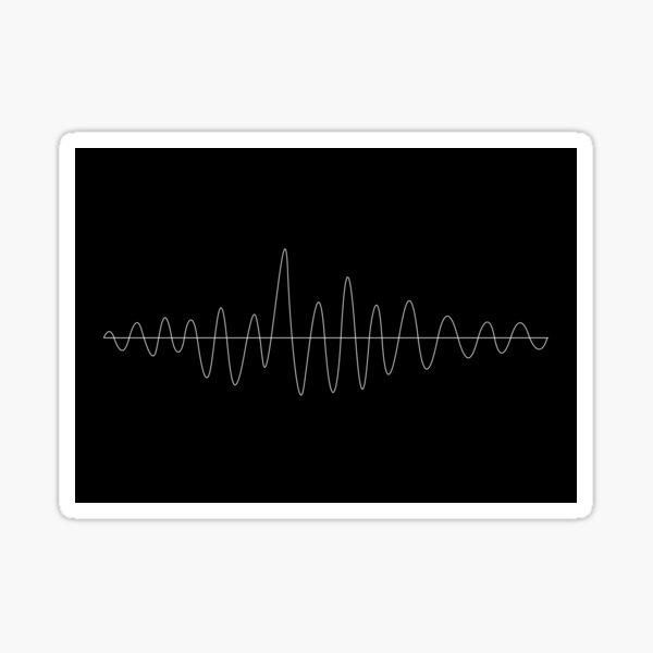 "Sound wave" Sticker by Ella-Lucia | Redbubble