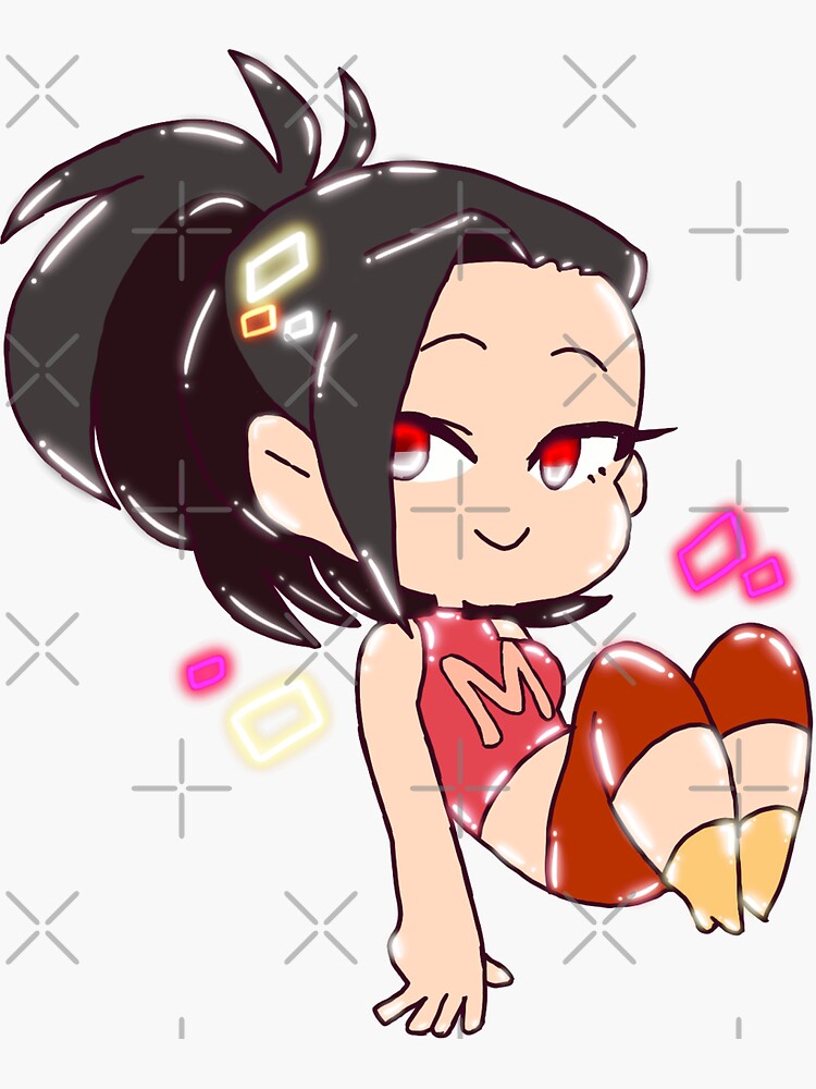 "Chibi. Momo" Sticker by LunaAckerman | Redbubble