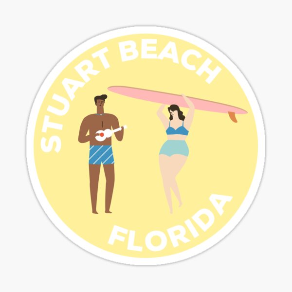 "Stuart Beach, Florida" Sticker for Sale by InvestingRoad | Redbubble