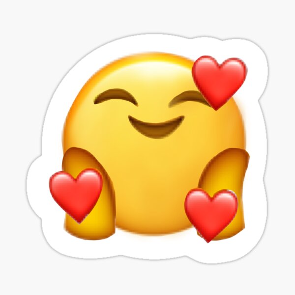 "When You Feel Loved Emoji" Sticker for Sale by piperdooley | Redbubble