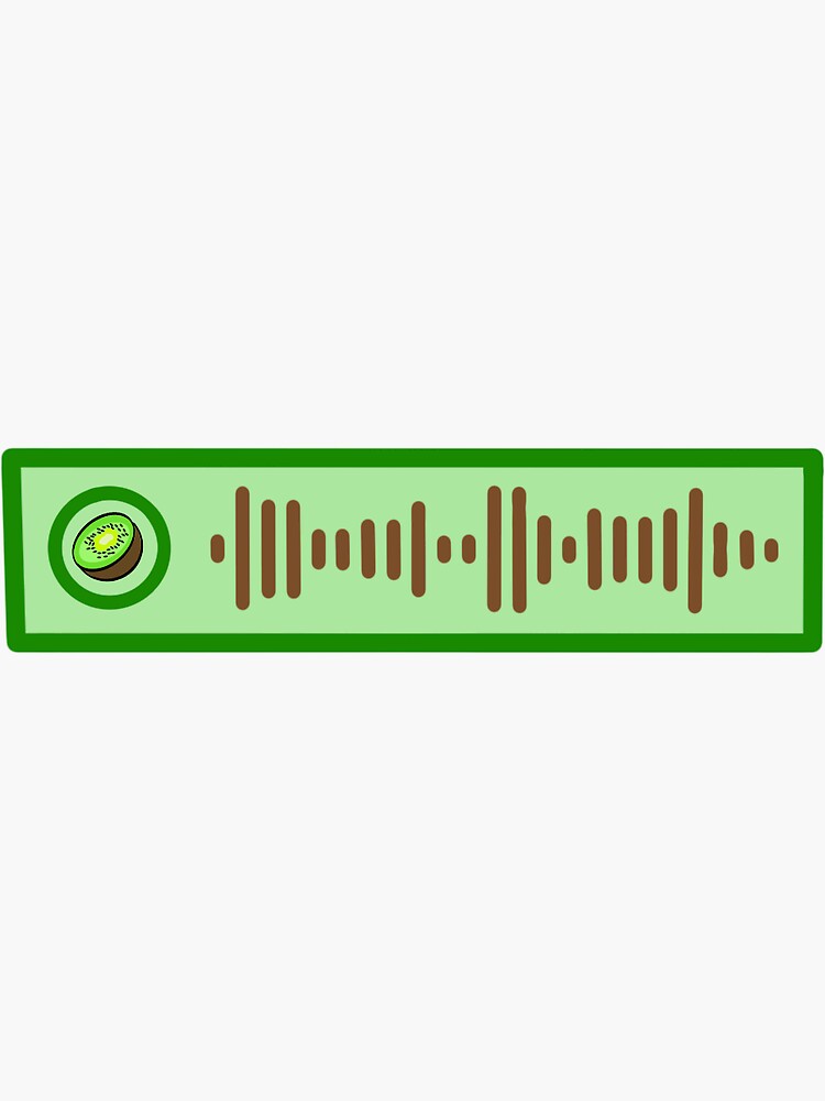 "Kiwi Harry Working Spotify Code" Sticker for Sale by Ident1tycr1sis ...