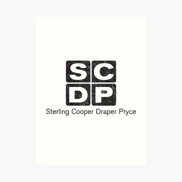 "Sterling Cooper Draper Pryce - vintage logo" Art Print by Primotees ...