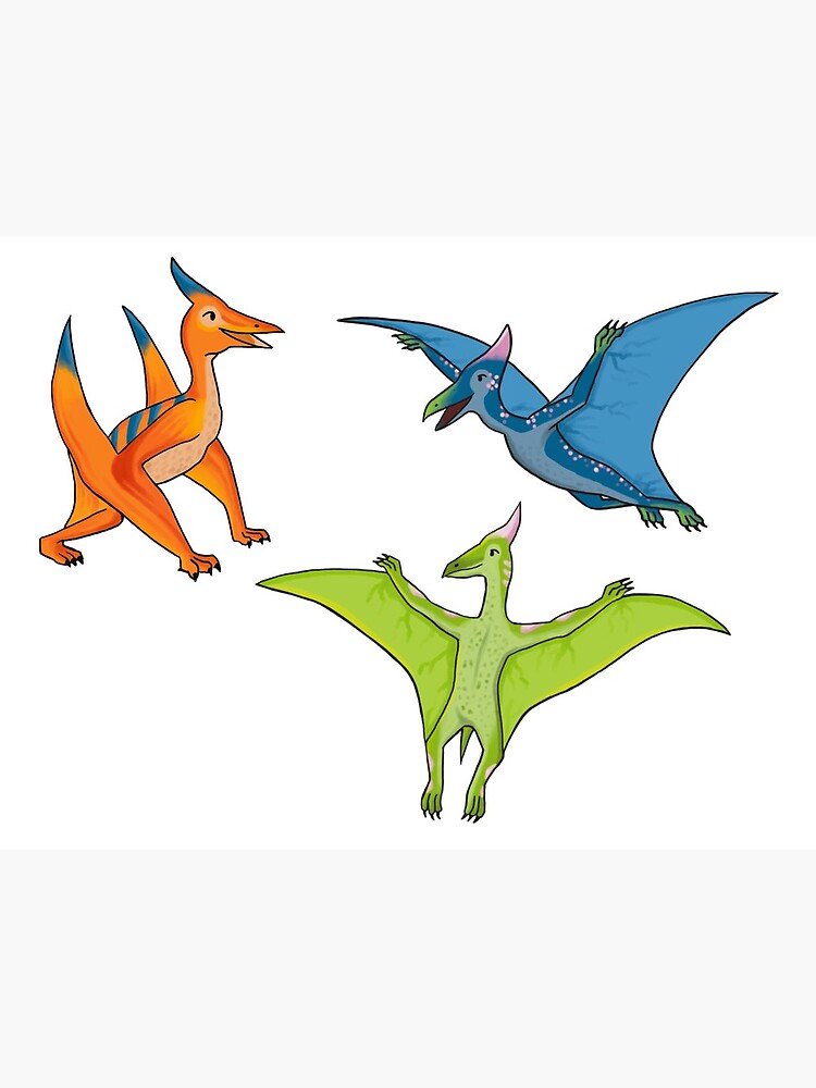 "Pterodactyl Dinosaurs Pack" Art Print by designsbykoko | Redbubble