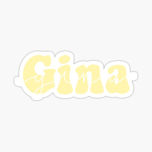 "Gina custom" Sticker for Sale by chloemadesigns | Redbubble