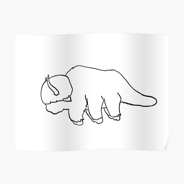 "Appa Outline" Poster by mmreynol | Redbubble