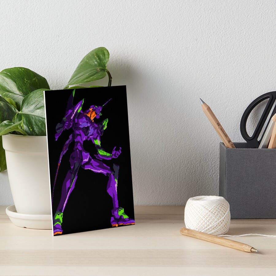 "Eva 01 Pixel Art" Art Board Print by owopixels | Redbubble