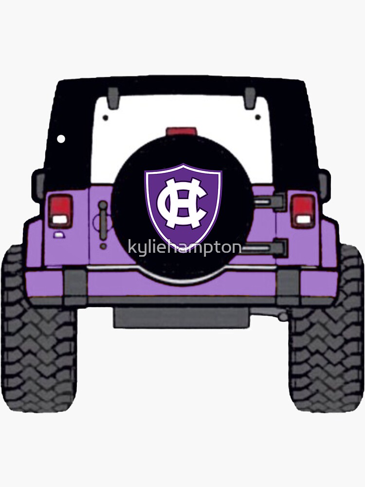 "hc x purple jeep " Sticker by kyliehampton | Redbubble