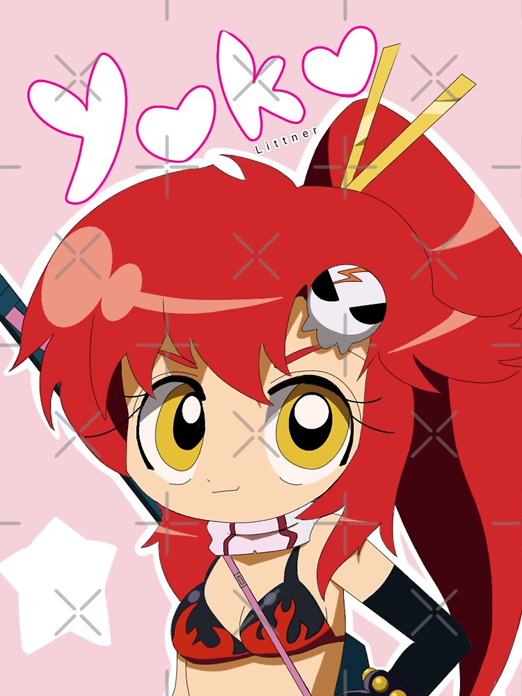 "Yoko Littner Chibi PPGZ" Sticker for Sale by Jessys-Stickies | Redbubble