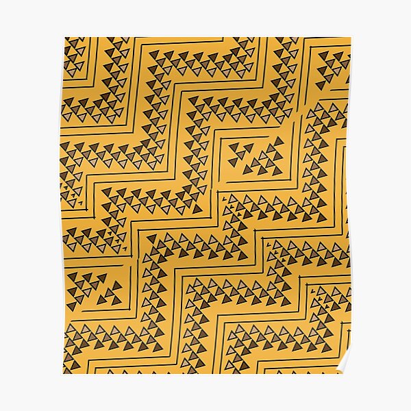 "Inverted chevron" Poster for Sale by Artpatriot | Redbubble