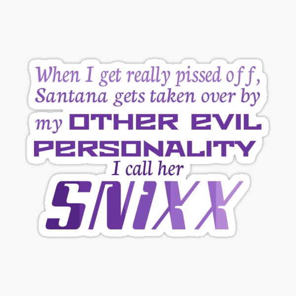 "Snixx" Sticker by Katsydoll300 | Redbubble