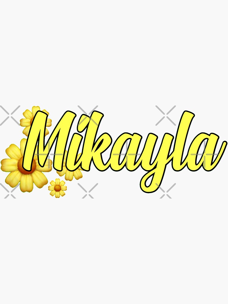 "Yellow Mikayla Sticker" Sticker by sophdoestickers | Redbubble